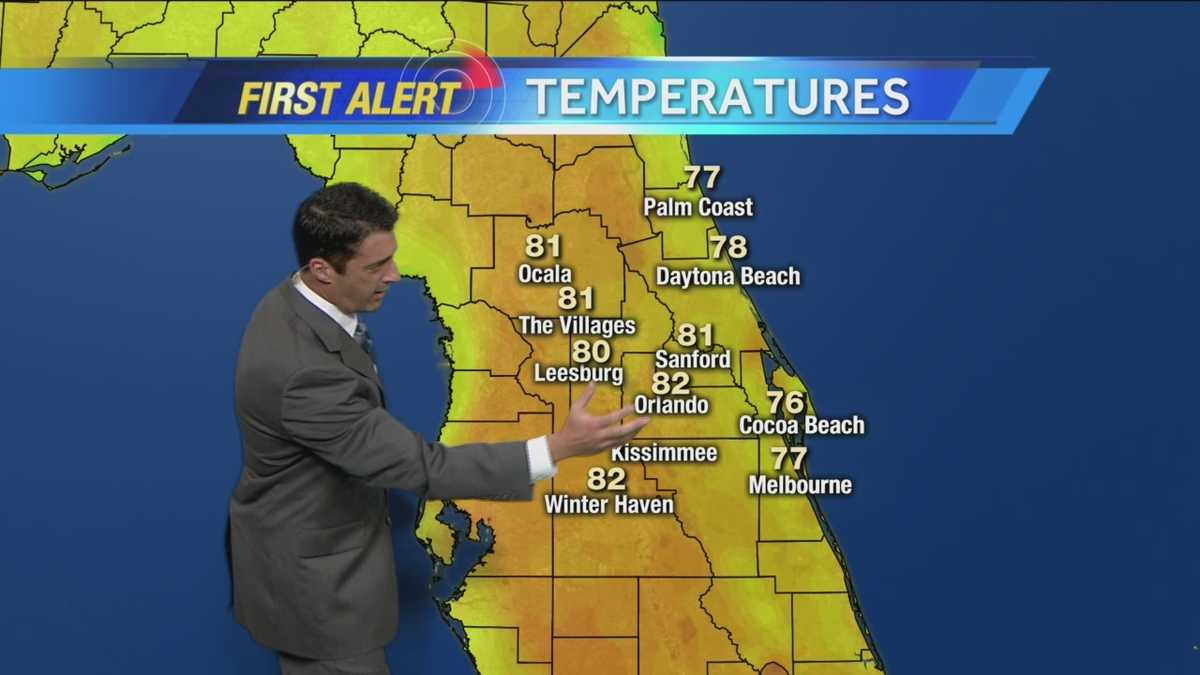 Warm weather forecast for the weekend