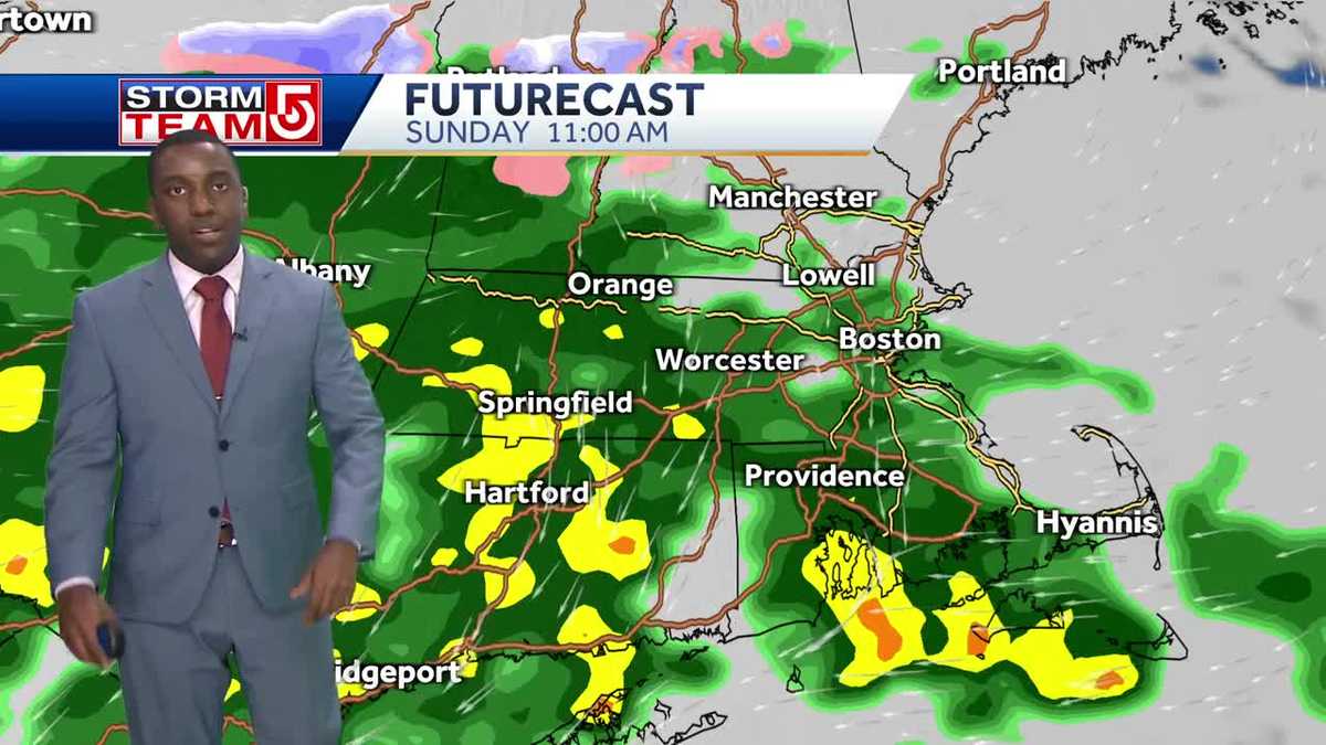 Video: Sunday showers, cool conditions settle in before Halloween
