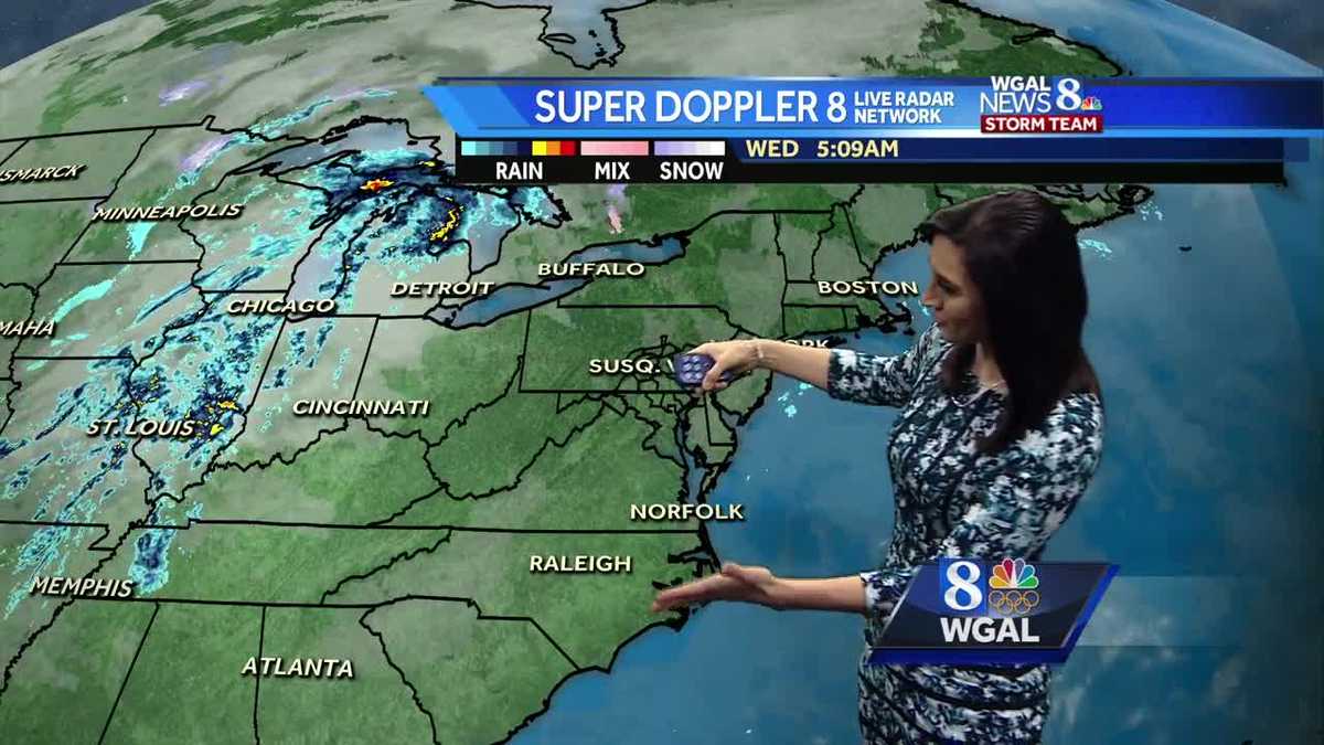 Weak cold front tomorrow, stronger cold front after that