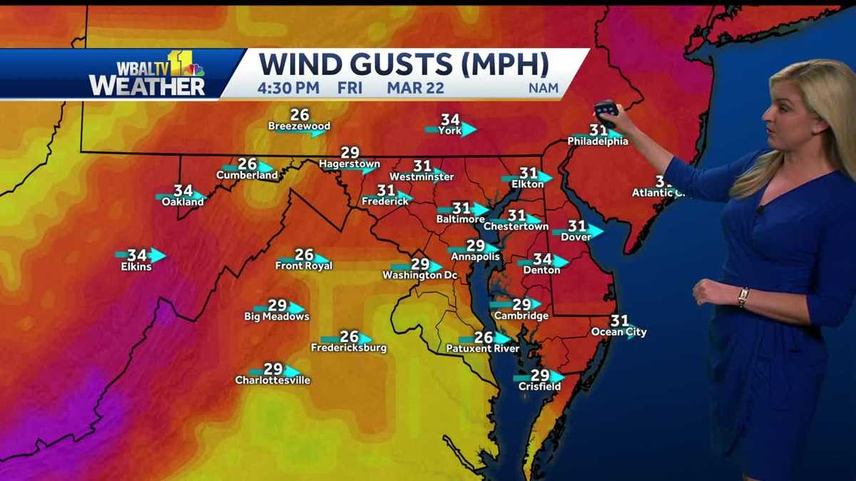 Winds pick up Friday afternoon