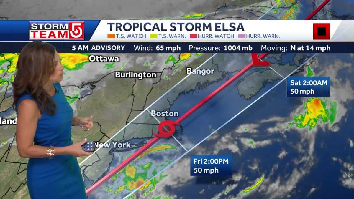 Video: When Elsa could impact Massachusetts