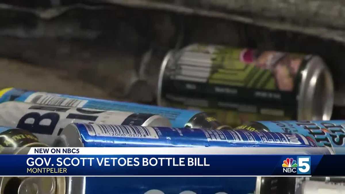 Gov. Phil Scott vetoes bottle redemption expansion bill
