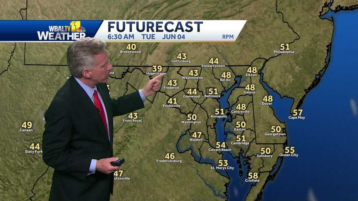 Colder temps expected Tuesday morning