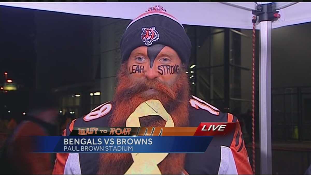 Bengals beard man supports Bengals, Still Strong campaign for TNF
