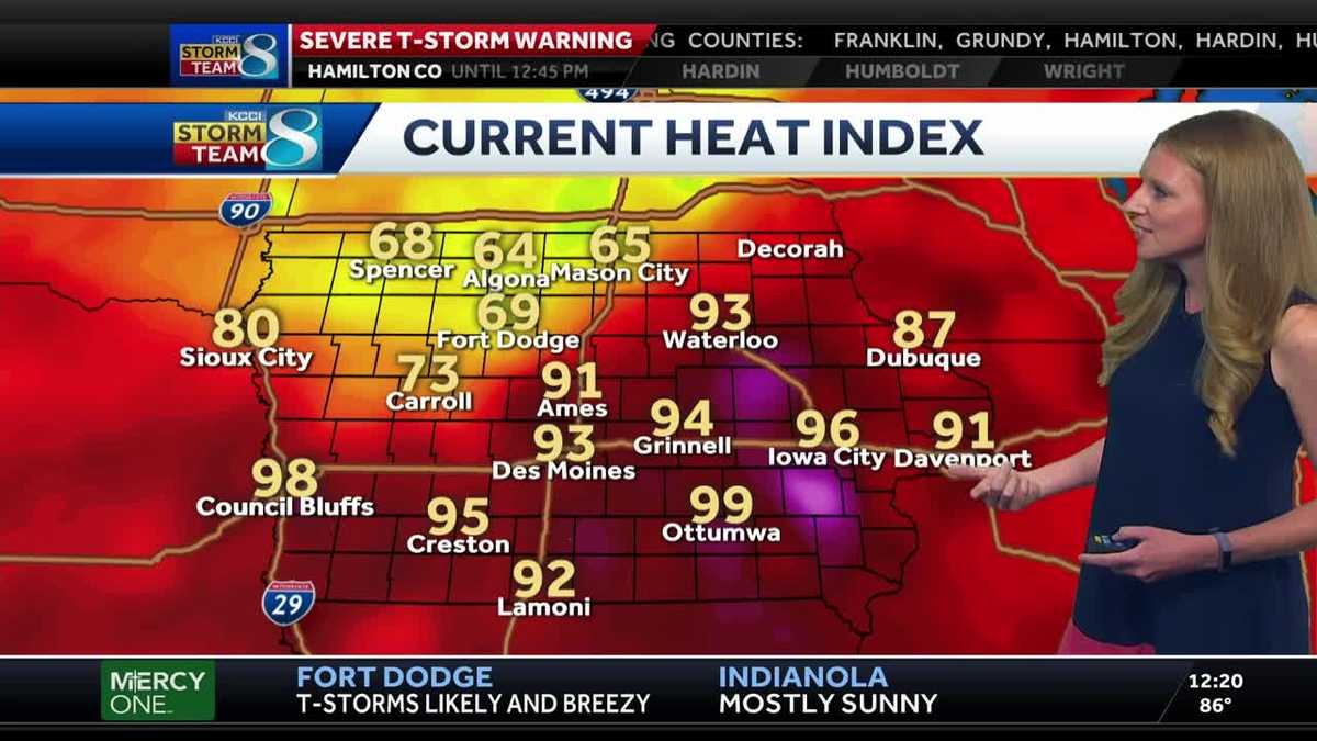 'Oppressive' heat moves into the metro