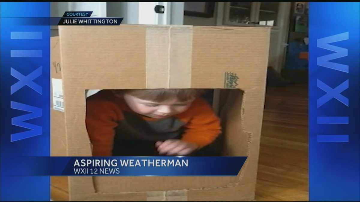 u local: Local boy is aspiring weatherman!