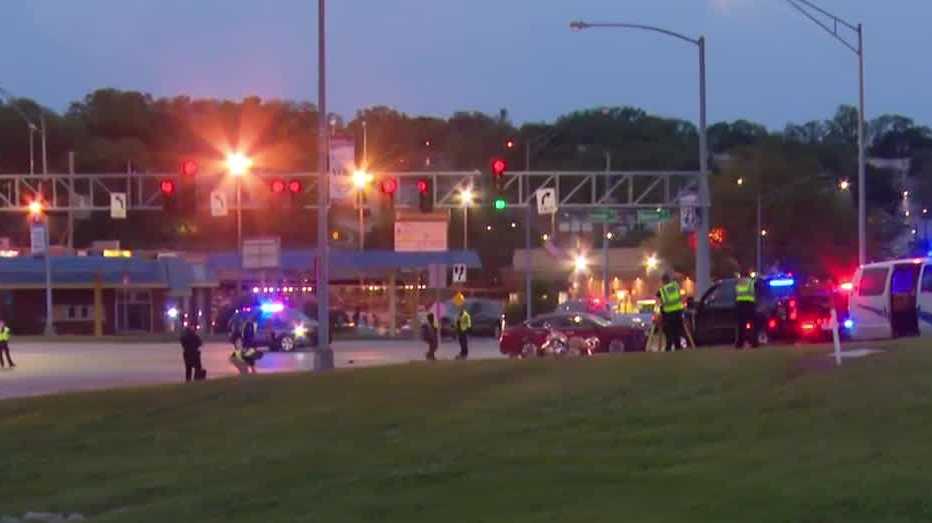 Bellevue crash sends person to the hospital with serious injuries