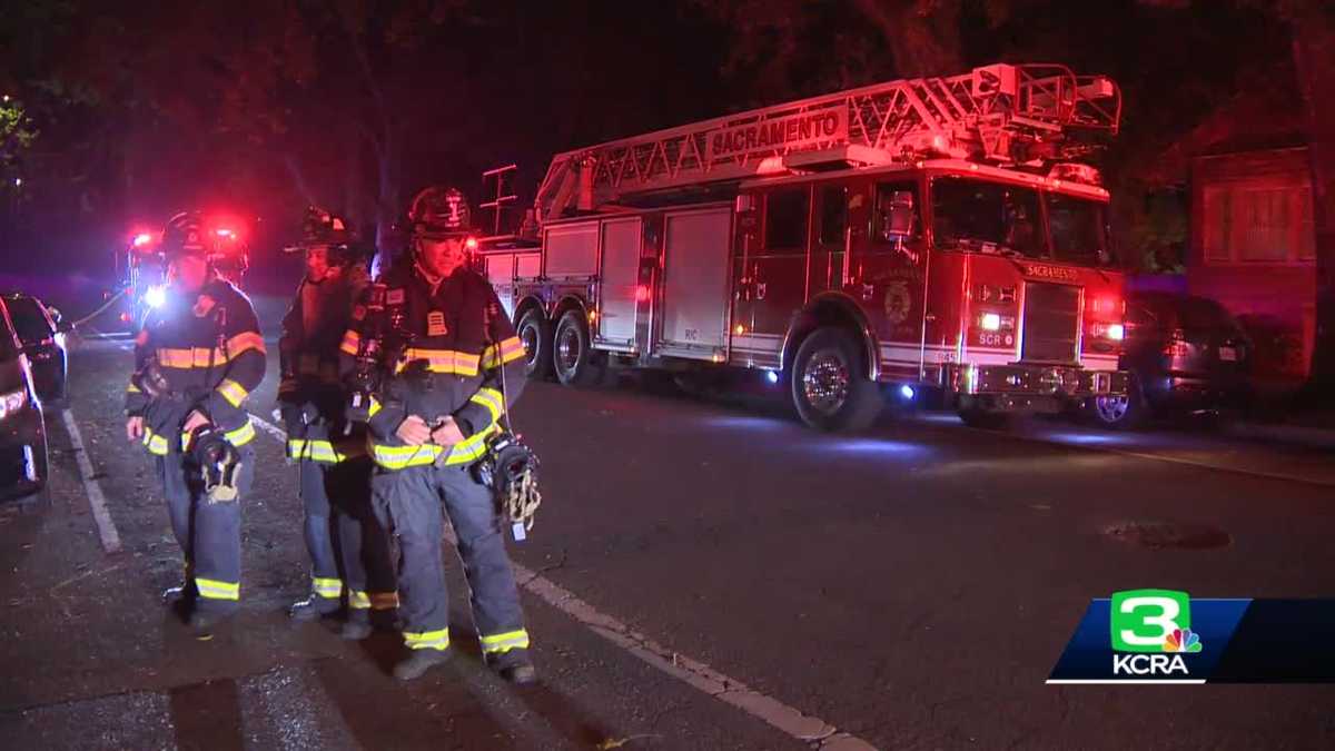Crews battle several fires across Sacramento area Wednesday morning