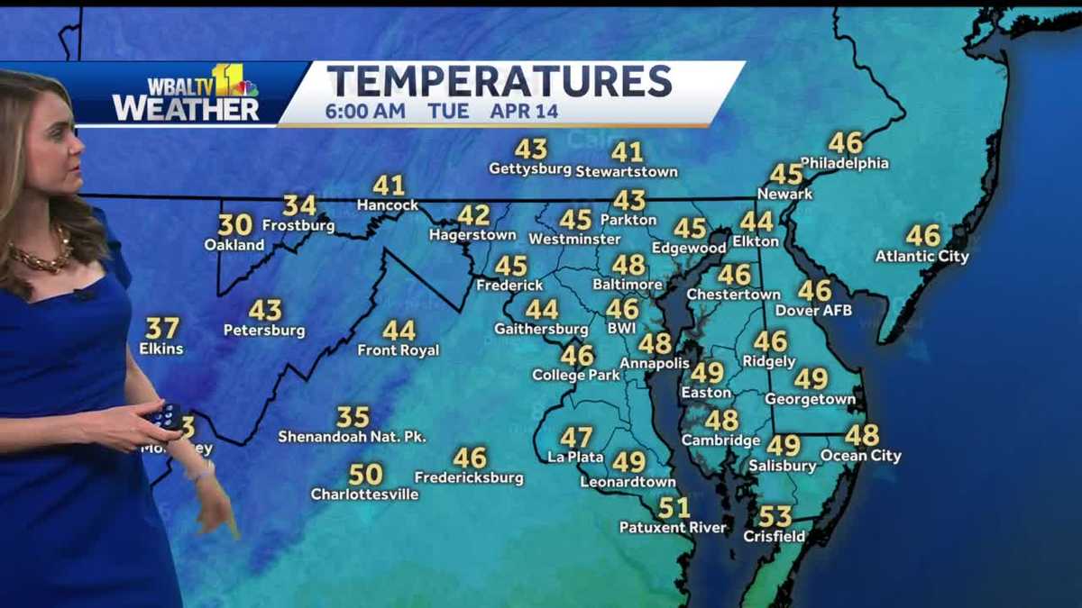 Dry, chilly Tuesday morning.