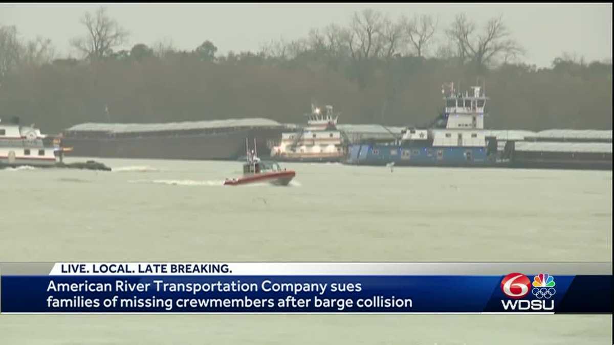 Families of 2 killed in Louisiana barge crash suing owners