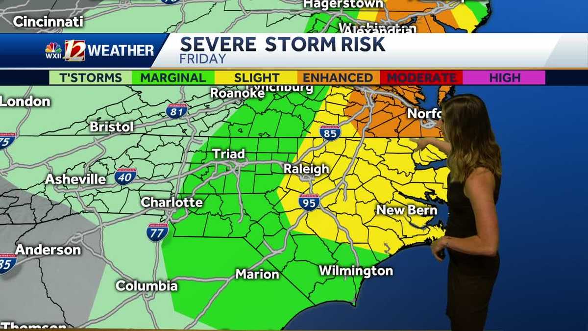 WATCH: Rain and Storm Chance Friday