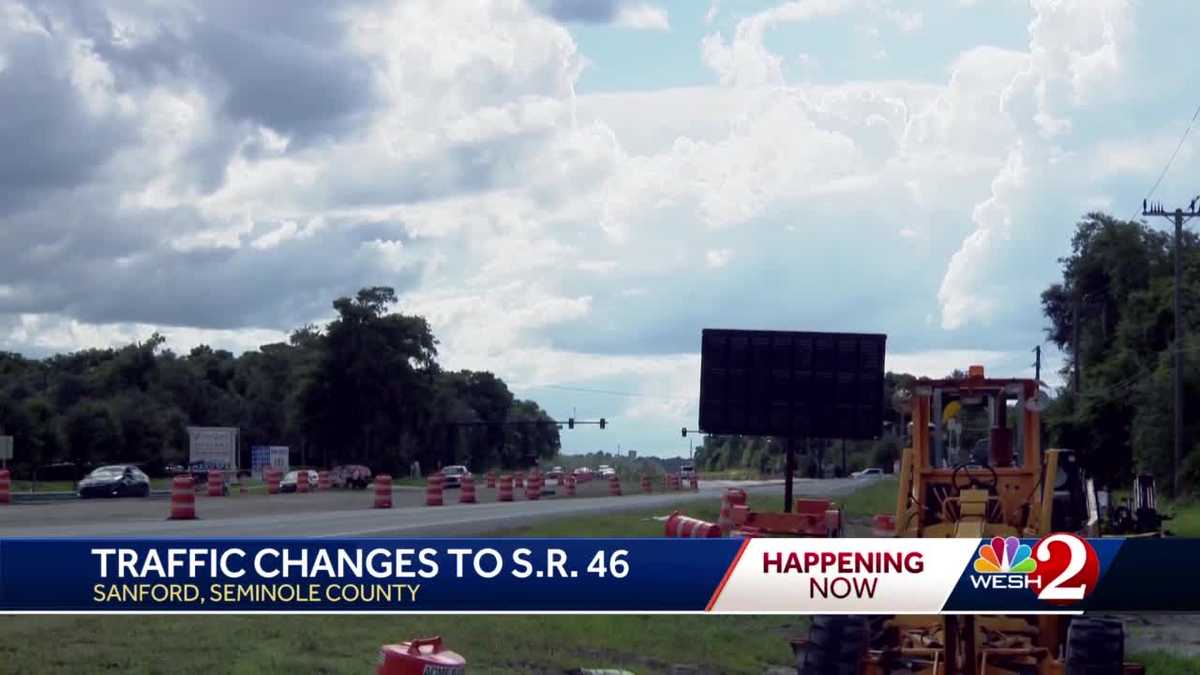 Traffic changes to S.R. 46 begin