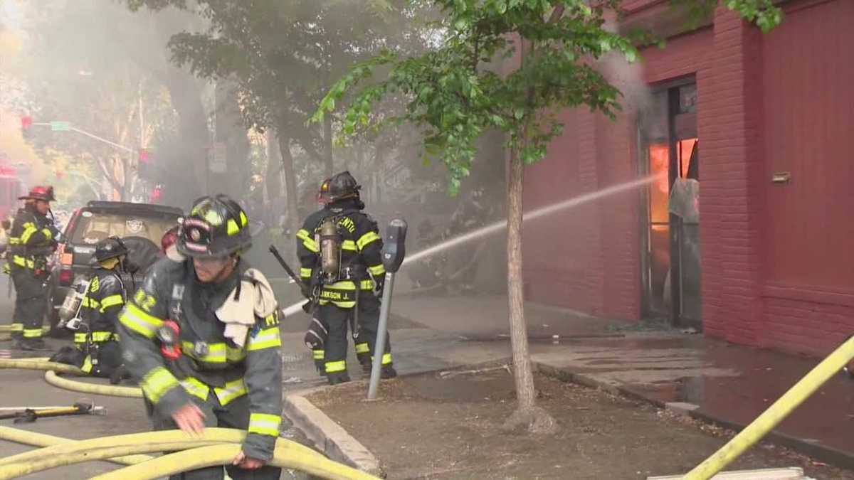 Downtown Sacramento fire described as 'suspicious'