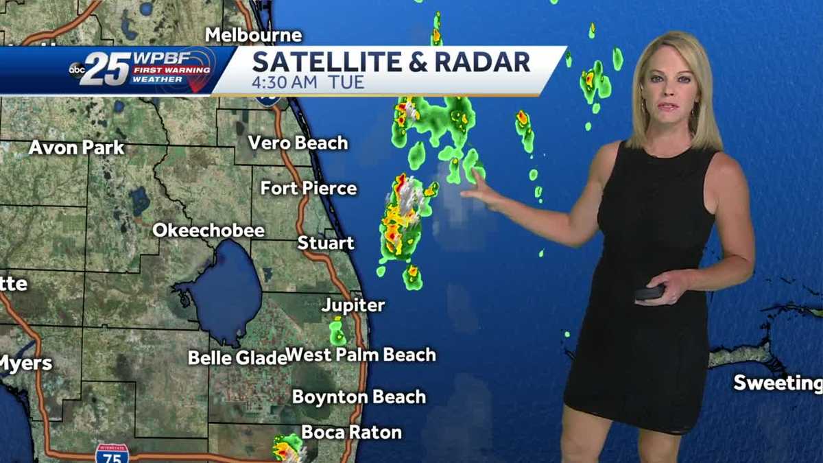 Storms for South FL this Afternoon