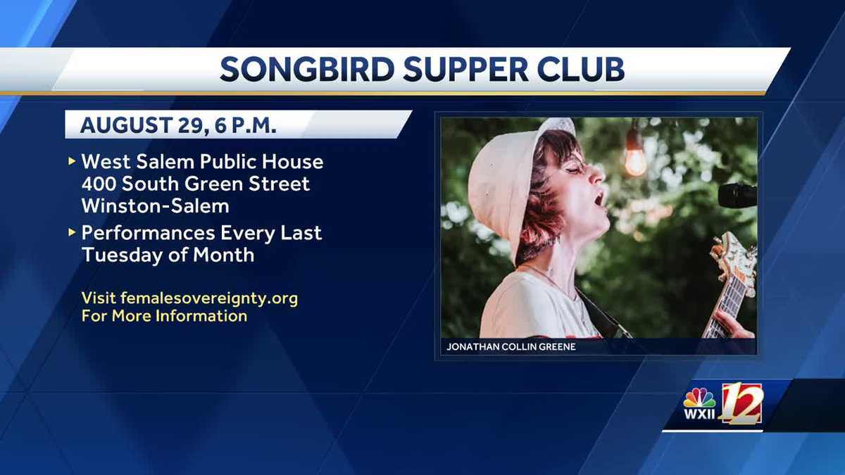Enjoy dinner and a free show during Songbird Supper Club