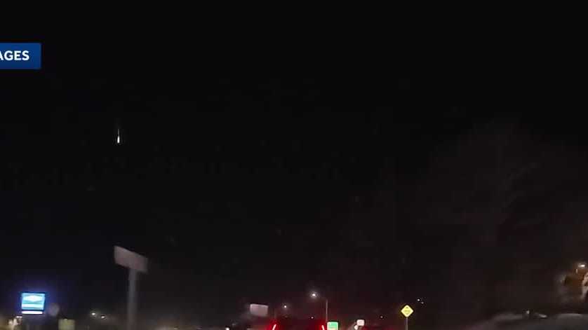 Meteor seen on video in New Hampshire