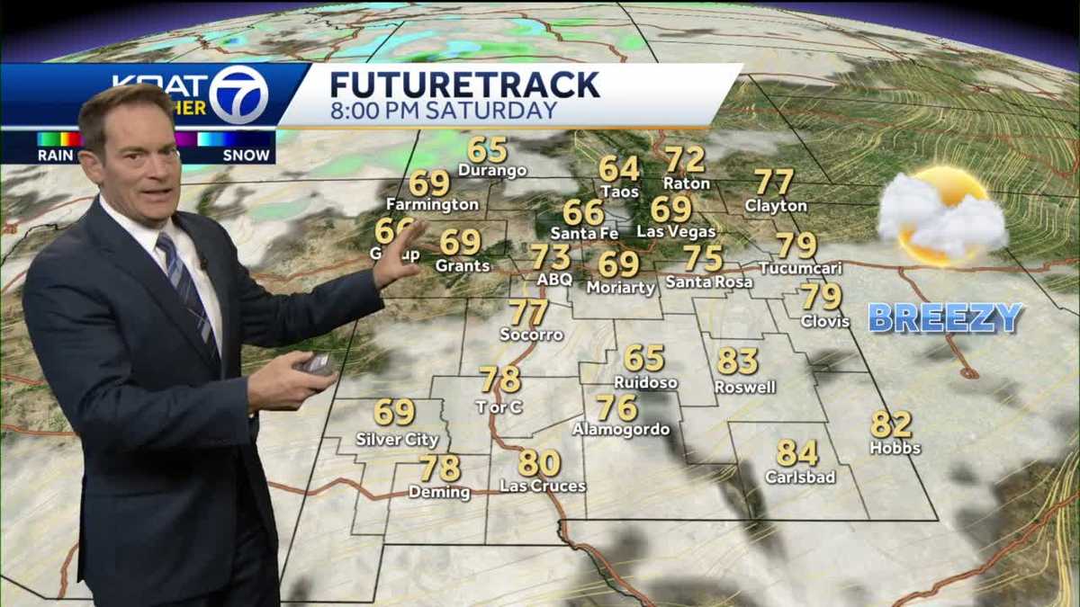 Perfect fall weather setting up for the next several days