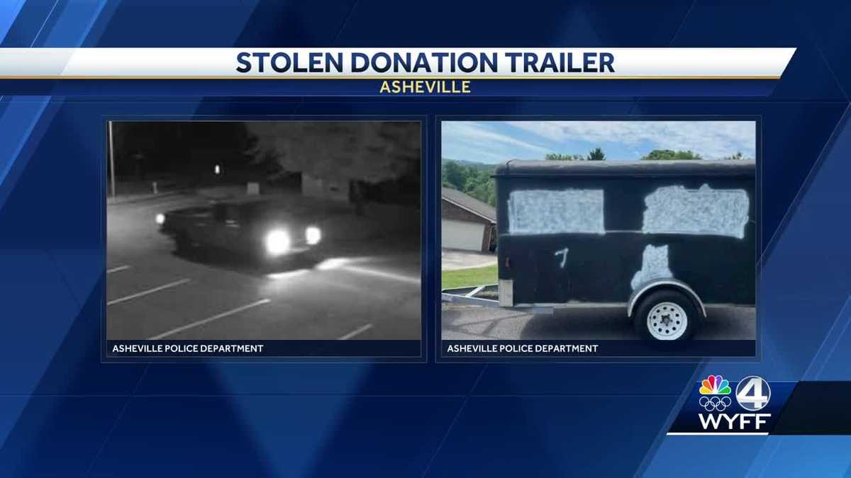 NC: Search for suspect that stole humane society's donation trailer