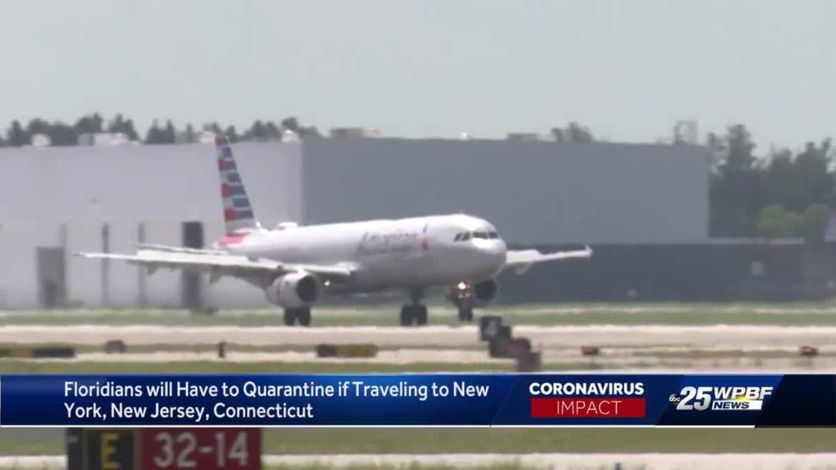 Floridians will have to quarantine if going to Tri-state area