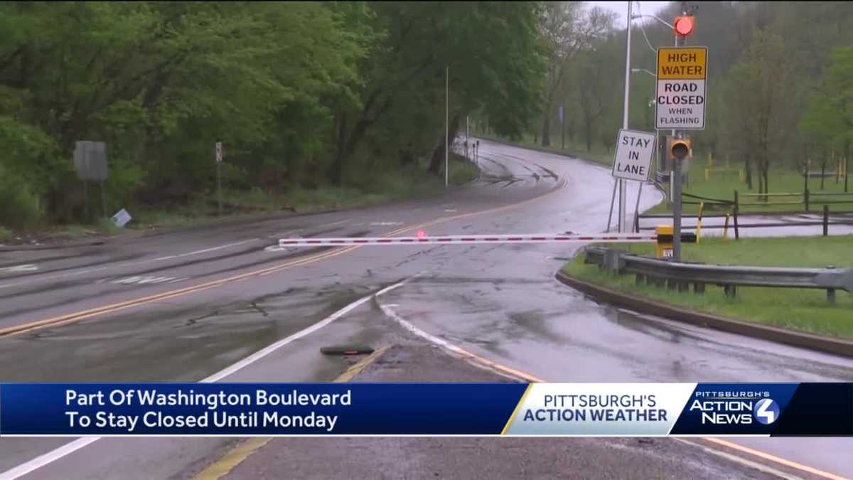 Pittsburgh Weather: Washington Boulevard flood gates lowered