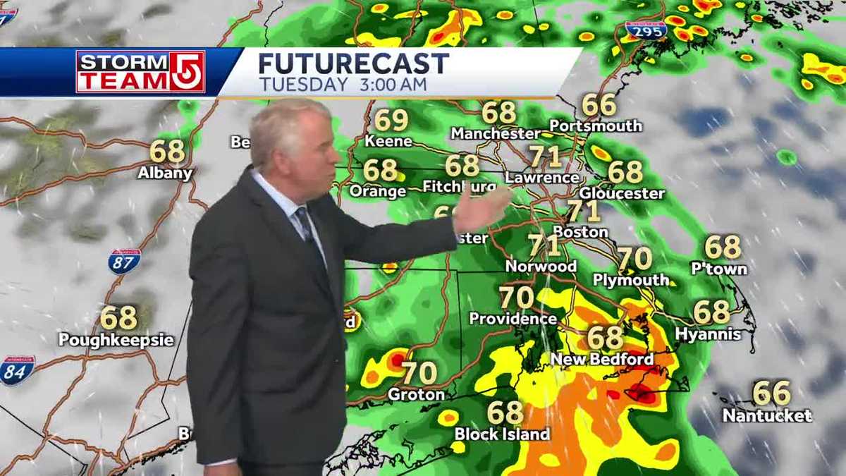 Video: Overnight storms; Muggy conditions through week