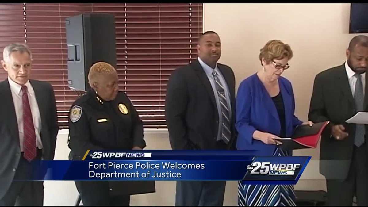 Fort Pierce police welcomes Dept. of Justice