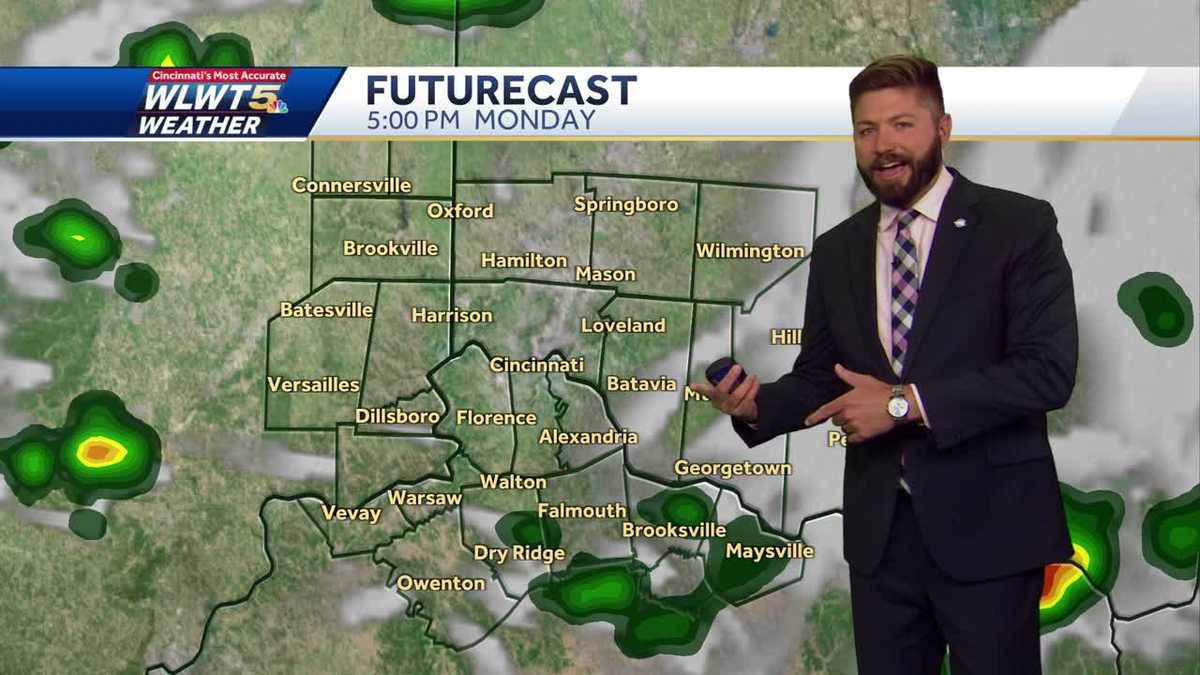 Storms and a heat wave move in