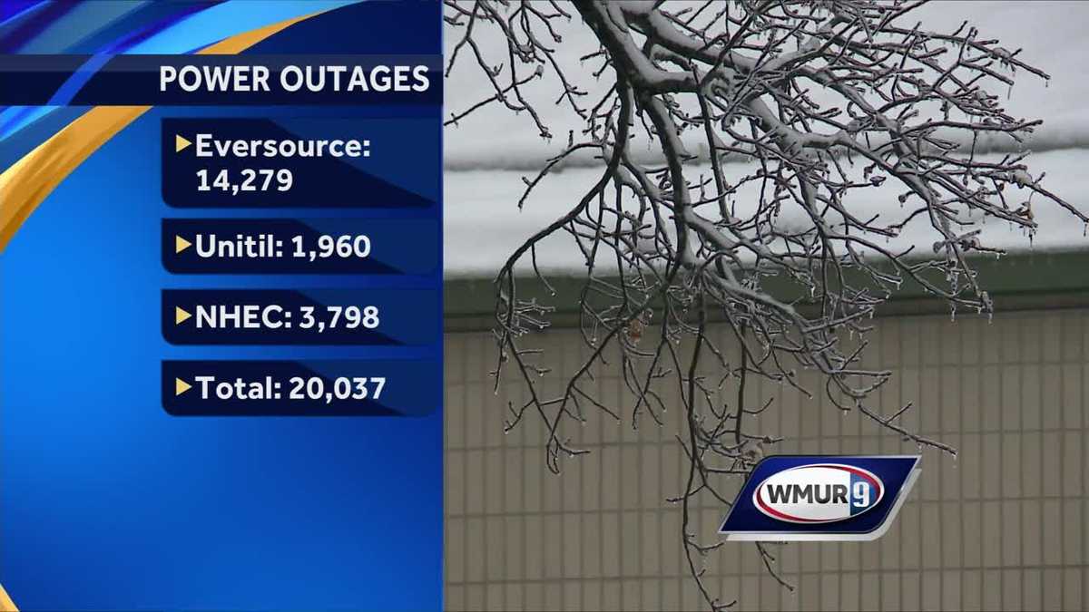 Winter weather causes statewide power outages