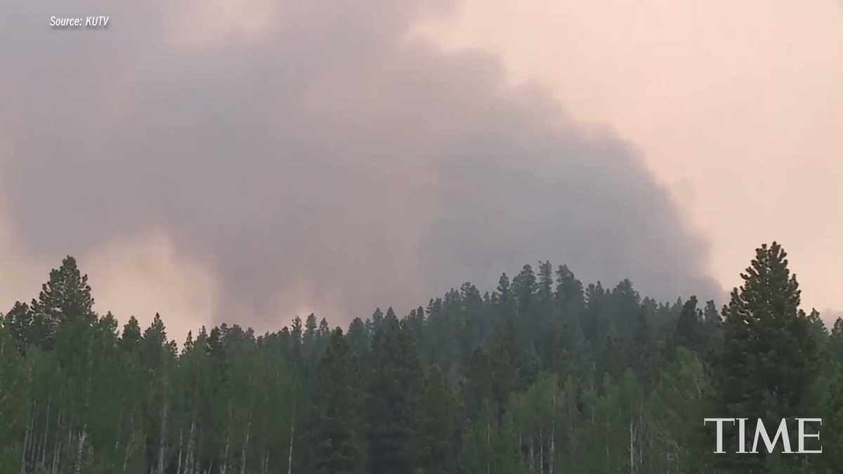 A wildfire in Utah has grown to become the largest active fire in the U.S.