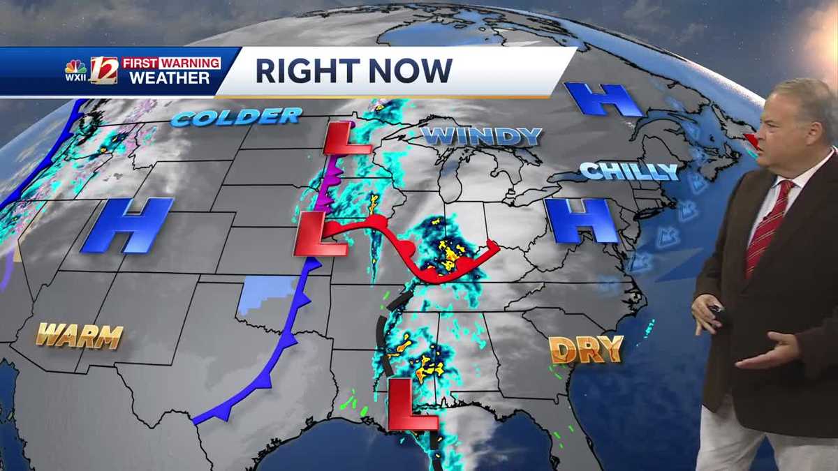 WATCH: Chilly Thursday Rains. Dry & Mild Weekend