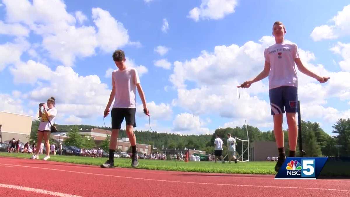 Students exercise to raise climate change awareness