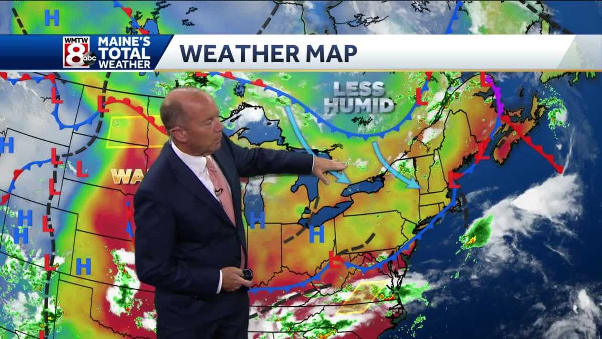 Humidity and haze fade away Tuesday