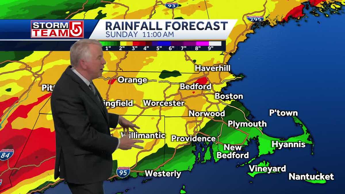 Video: Bitterly cold 'spring' night; Wet start to weekend