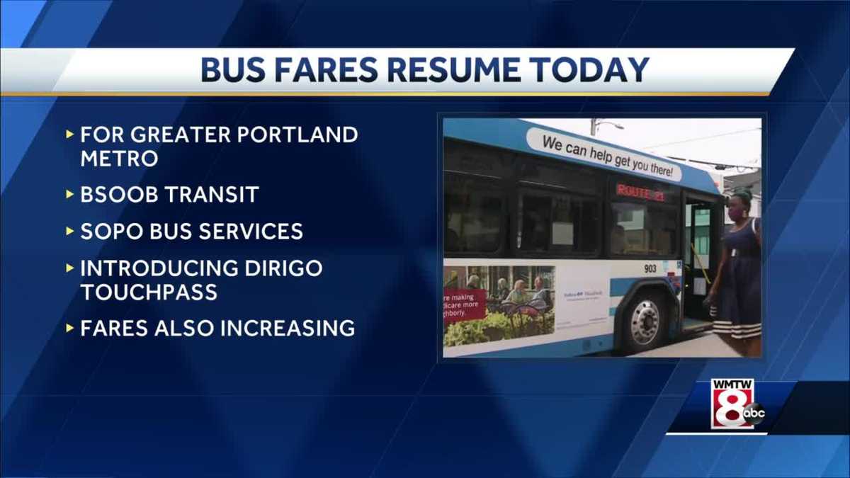 Pay to ride: Southern Maine bus services reinstate fares