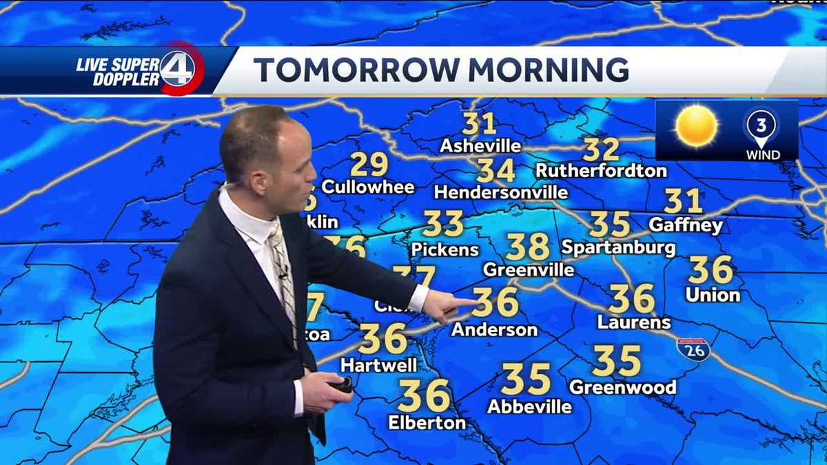 South Carolina forecast: Major warm up ahead