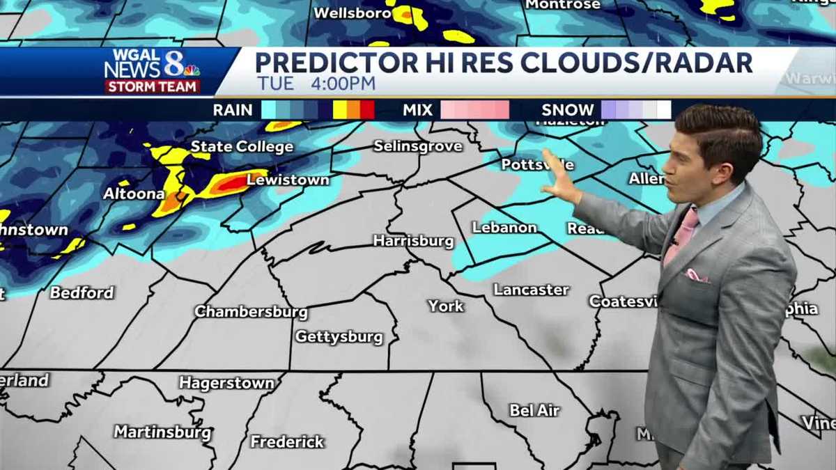 Warm front brings rain, fog to south-central Pennsylvania
