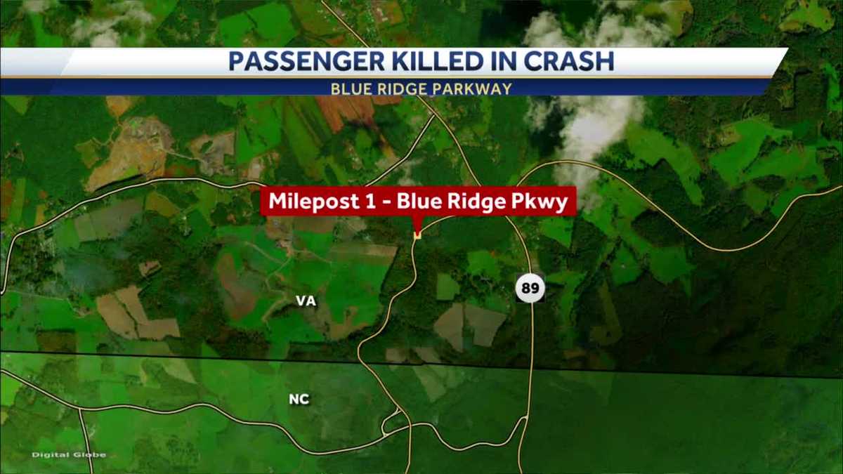 Blue Ridge Parkway: Passenger killed in crash