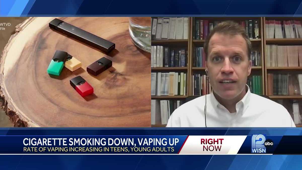 Cigarette smoking down, vaping up across U.S.