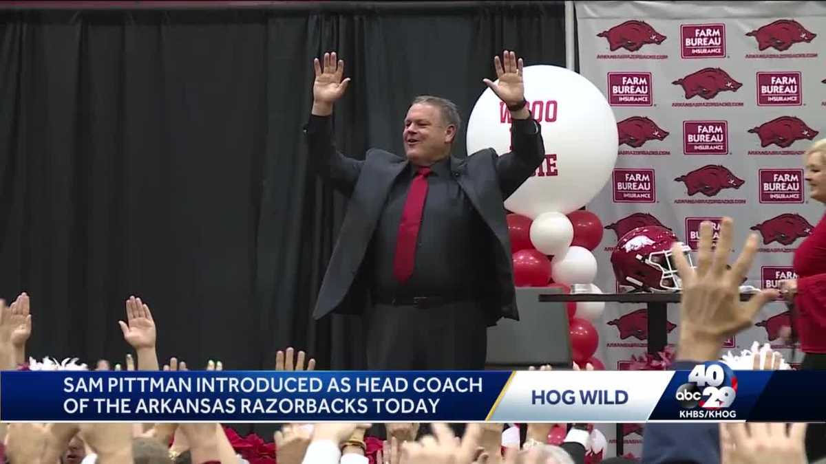 Sam Pittman introduced formally as head coach