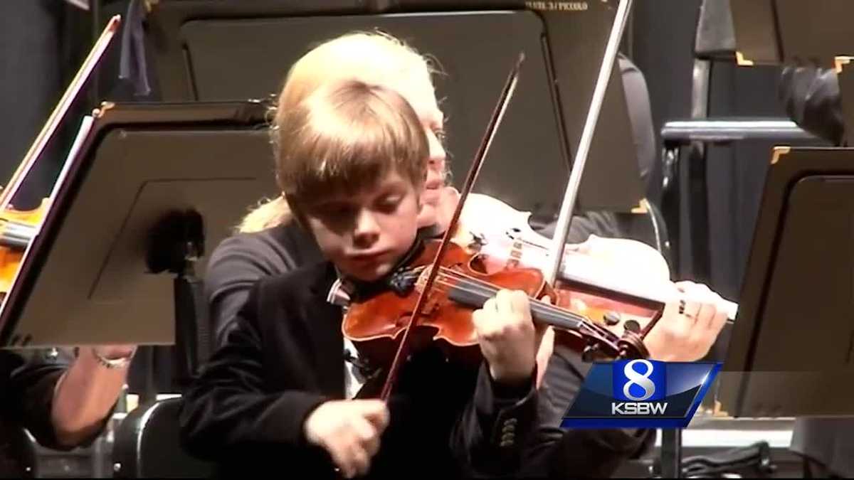 An 8-year old violin prodigy returns to Carmel’s Sunset Center