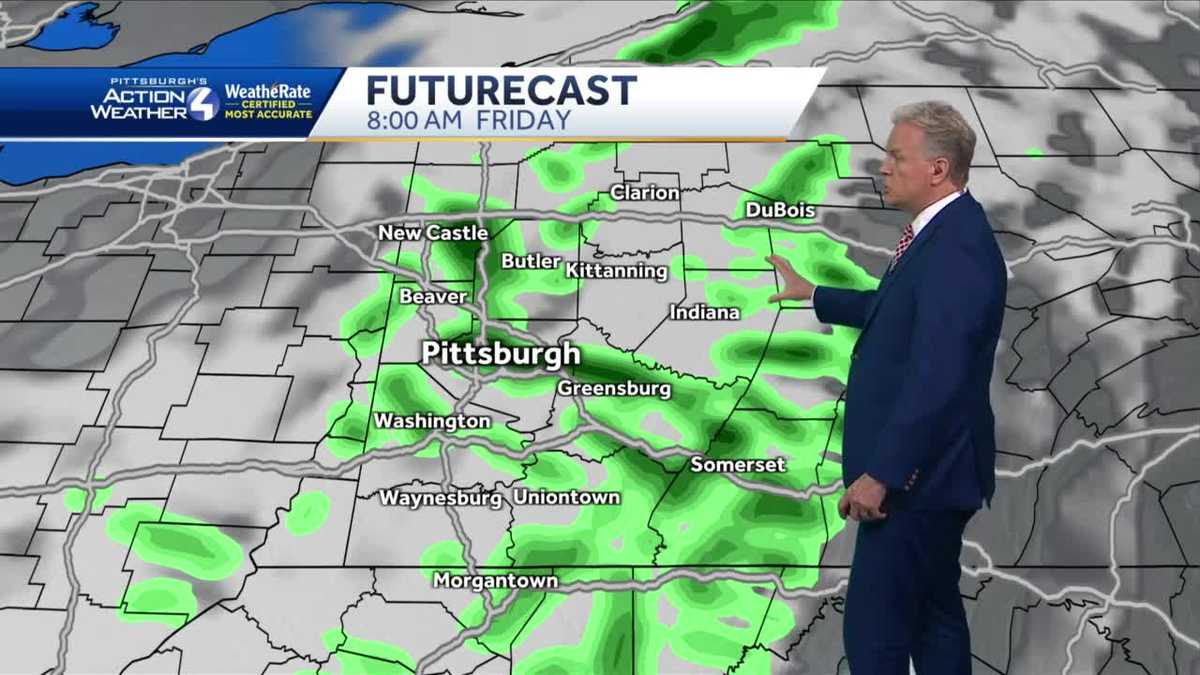 Impact Day: Heavy rain moving through western Pa.