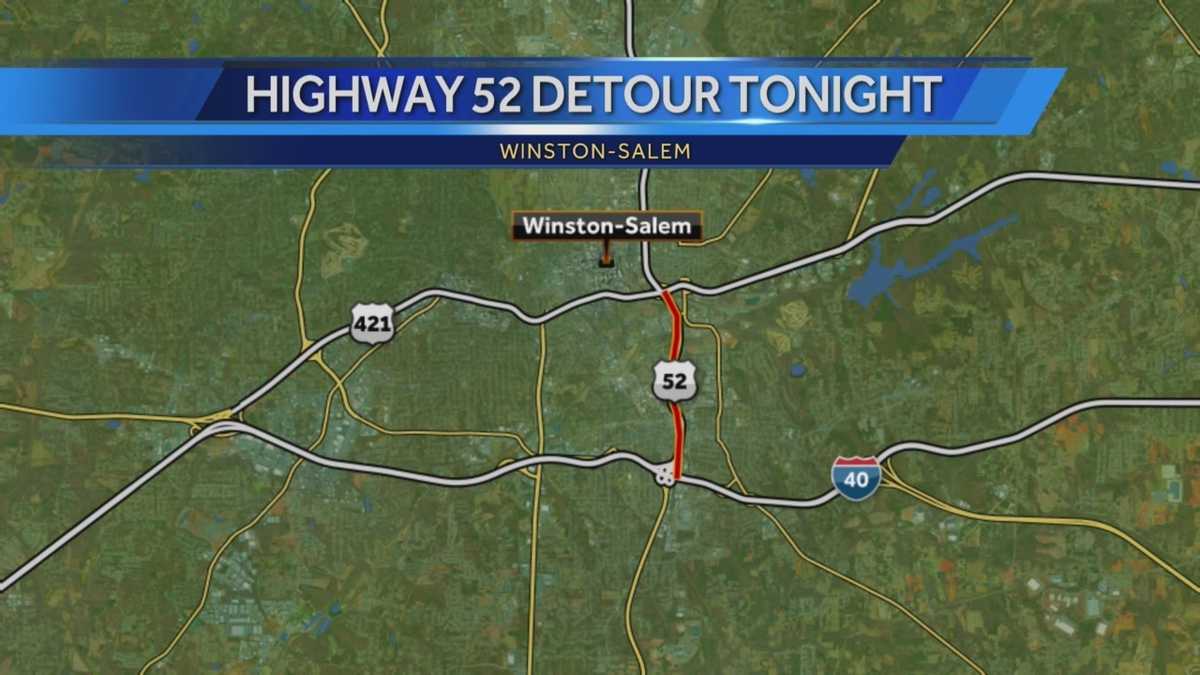 Highway 52 closure this week