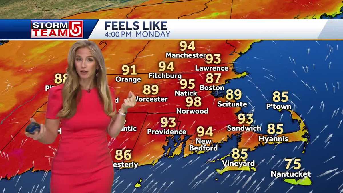 Video: Muggy day with temps in 90s