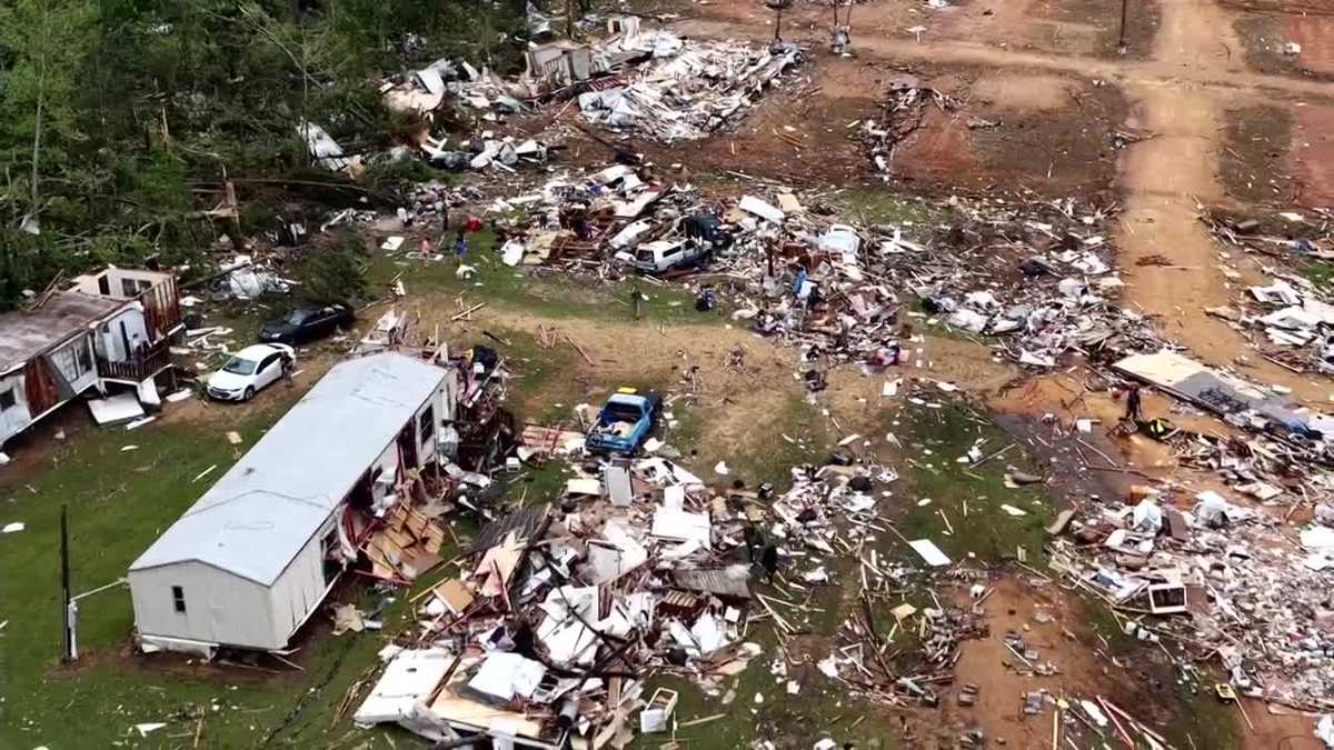 A rare tornado emergency was issued in Mississippi Wednesday
