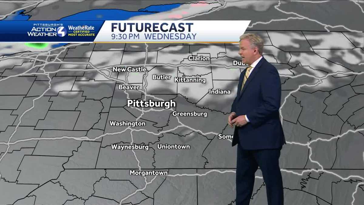 Mostly sunny and highs in the 60s Wednesday