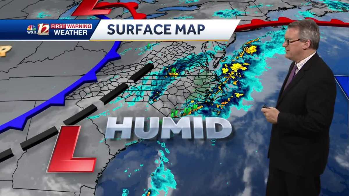 WATCH: Friday Rain Tapers, Humid Weekend