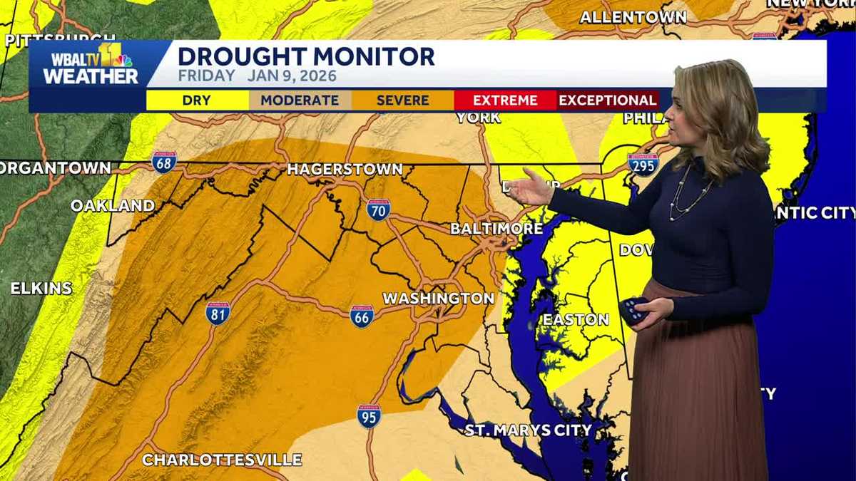 Baltimore weather: Weekend rain could help drought conditions