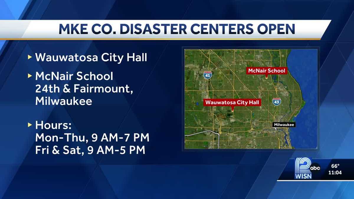 FEMA centers open in Milwaukee County to support flood victims
