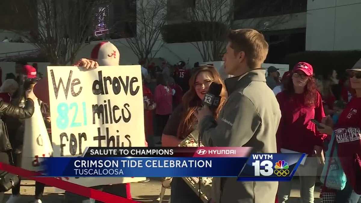 Alabama fan from Michigan drives 821 miles to attend national ...