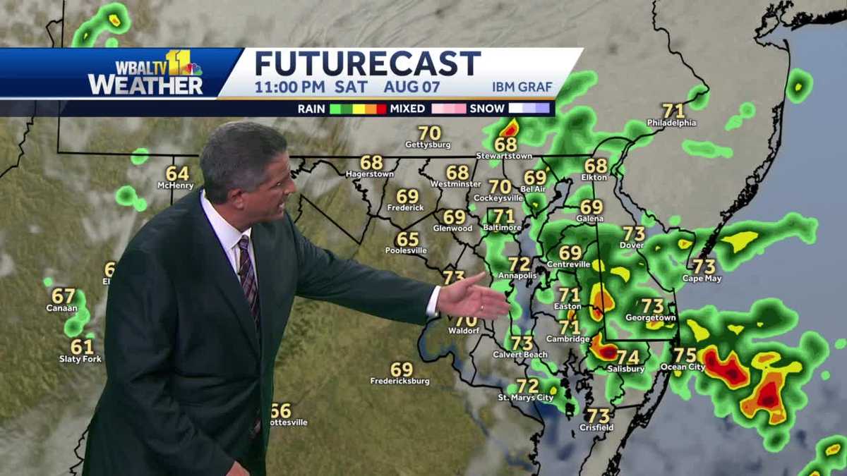 Sunday looks dry as rain moves out overnight
